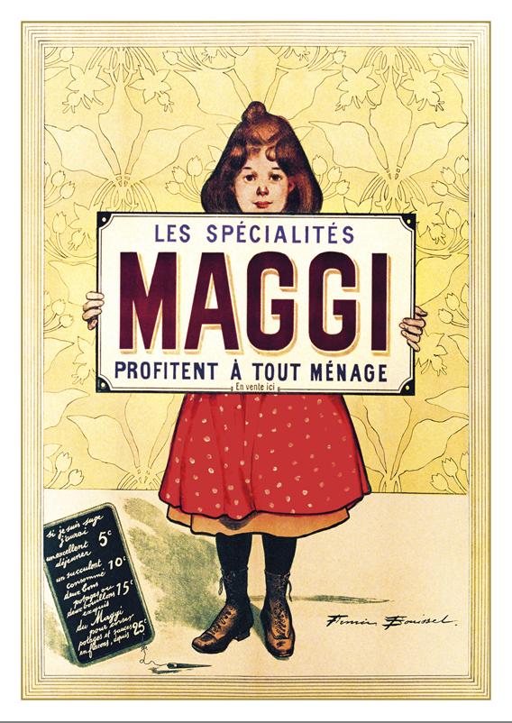 MAGGI - Poster by Firmin Bouisset - 1895 – LIGHTMOTIF EDITIONS